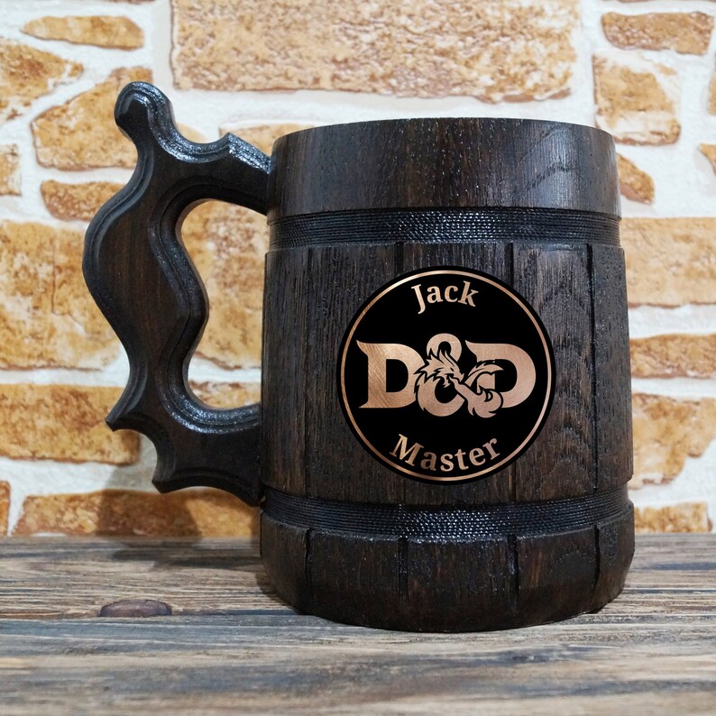 Dnd Beer Mug Dungeons & Dragons Beer Stein Gamer Gift - Etsy