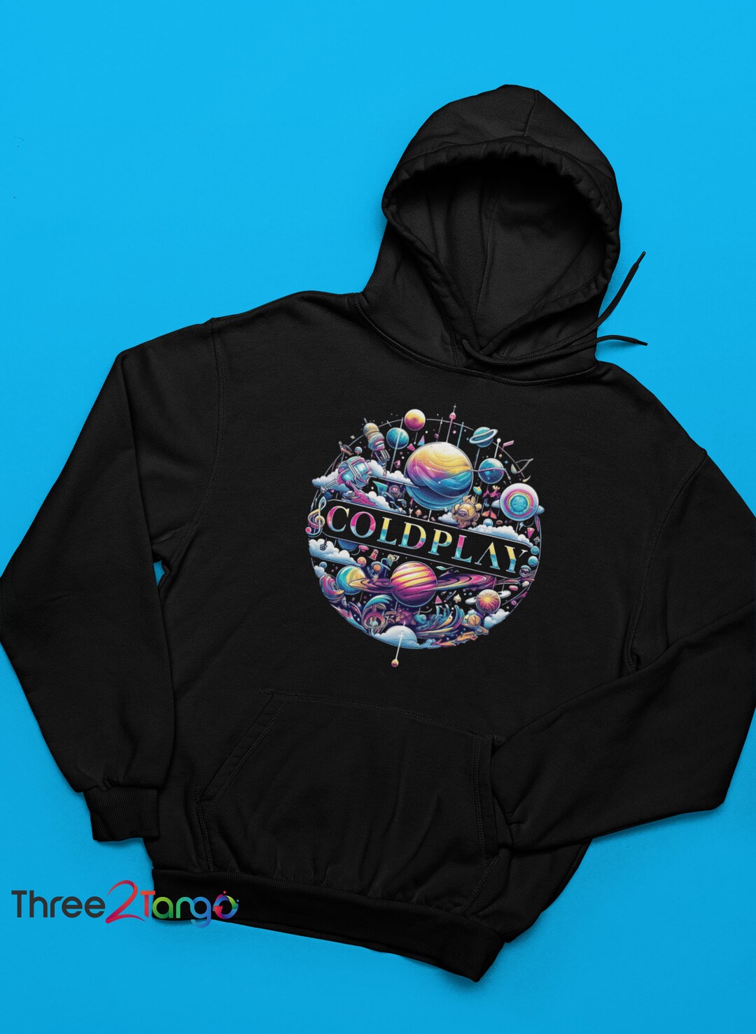 Music of the Spheres Hoodie, Coldplay Custom Merch, Coldplay Retro ...