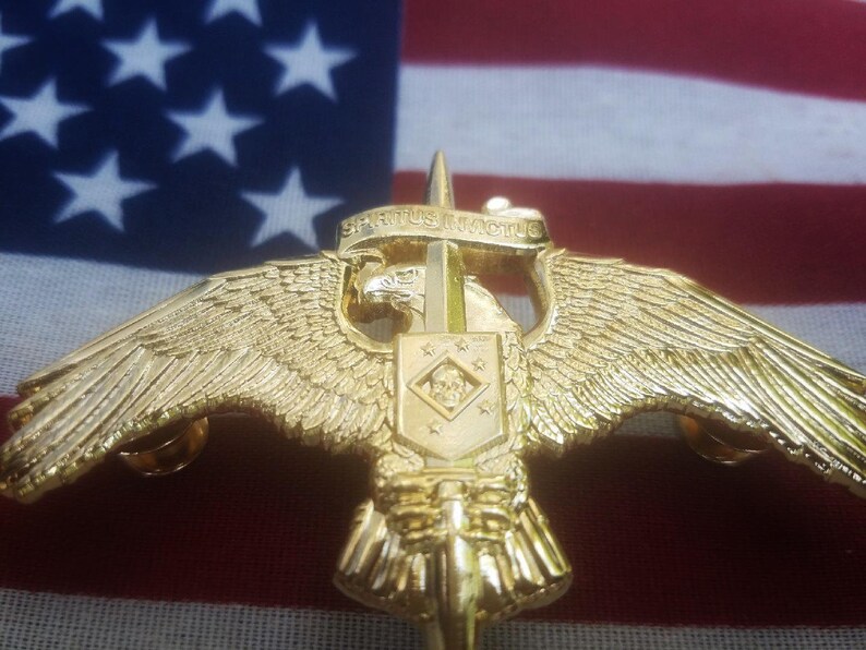 Marine Raider Legacy Badge Shiny Gold | Etsy