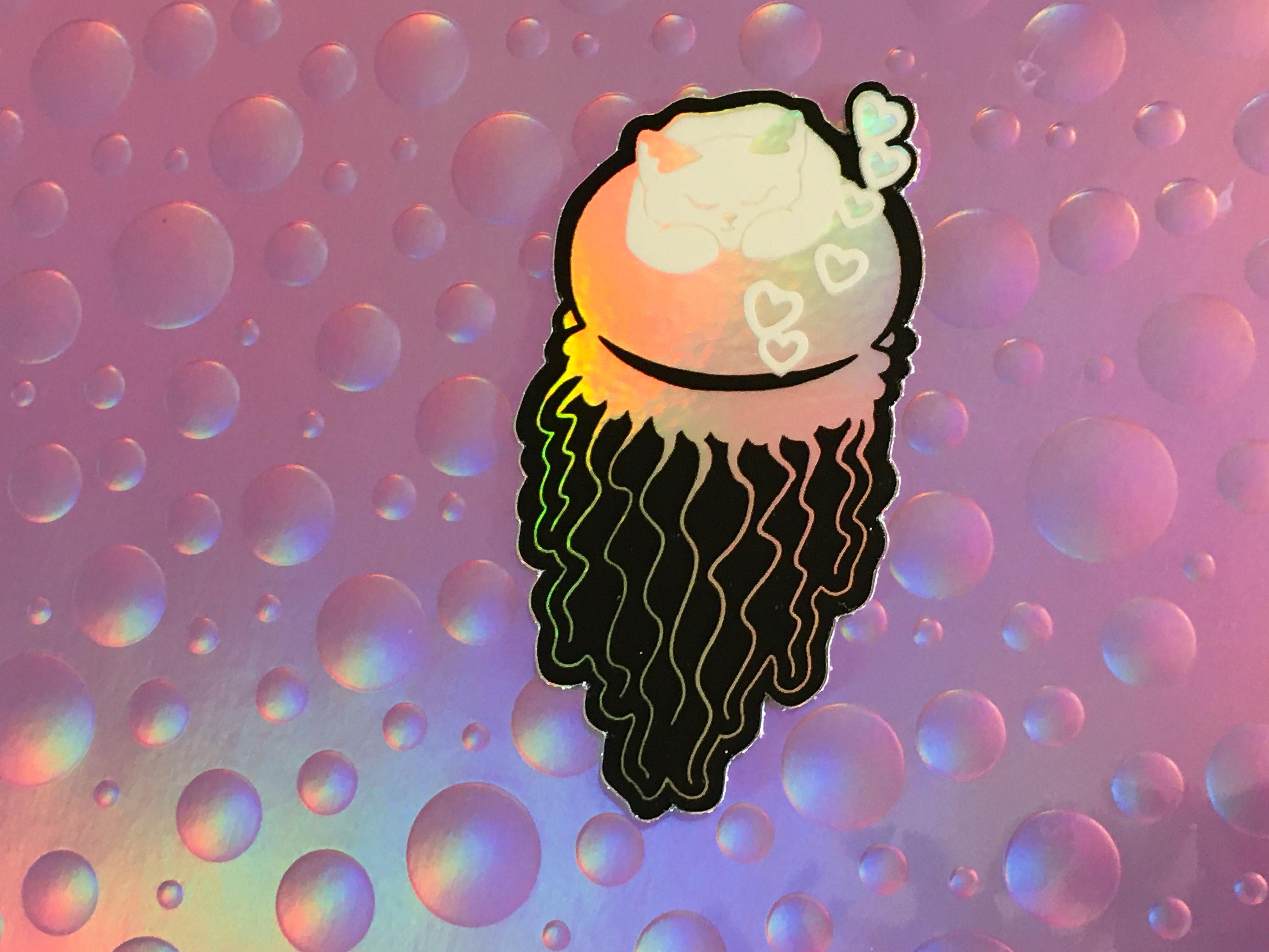 Jellycat Holographic Sticker | Etsy