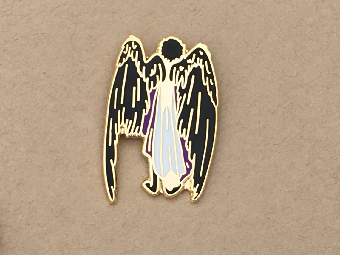 Nonbinary Angel Enamel Pin | Etsy