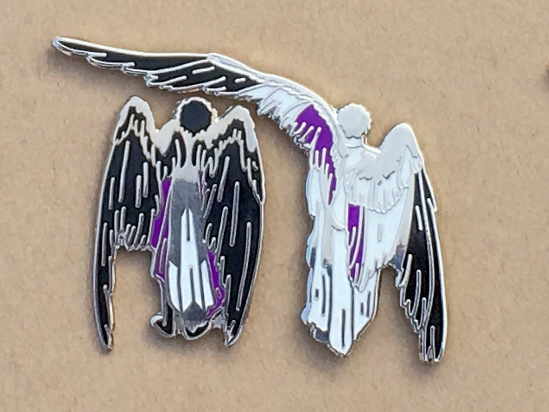 Asexual Angel Enamel Pin | Etsy