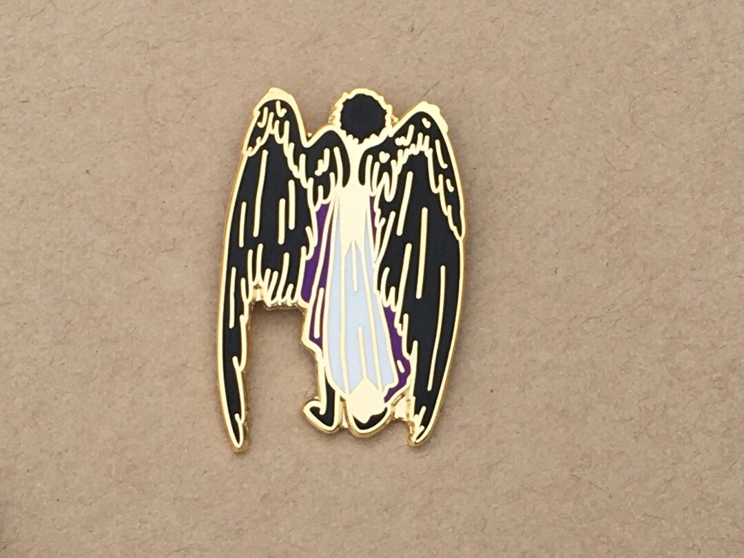 Nonbinary Angel Enamel Pin - Etsy