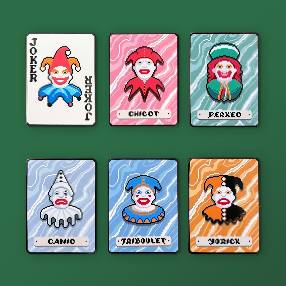 Balatro Game Hard Enamel Pins Joker Canio Perkeo Chicot Triboulet ...