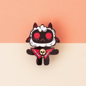 Cult of the Lamb Pin Dark Sheep Hard Enamel Pins Gifts - Etsy UK