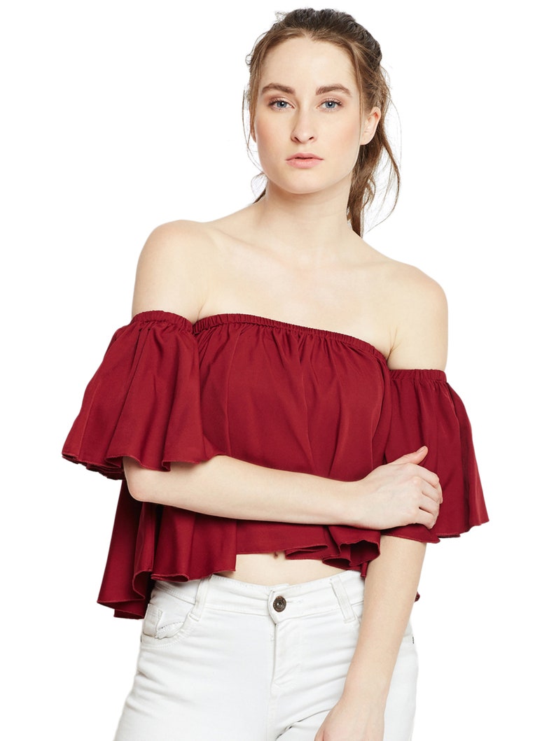 Berrylush Bardot Off Shoulder Top For Women Etsy