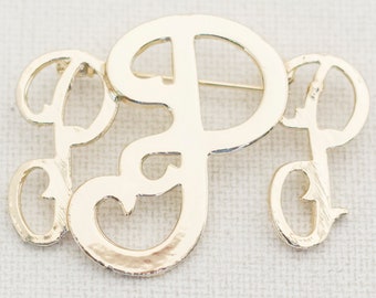 Letter P Brooch | Etsy