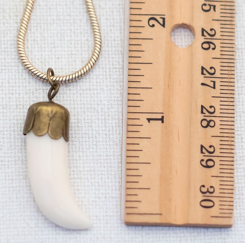 16'' Vintage Beast Tooth Choker Necklace A7 - Etsy