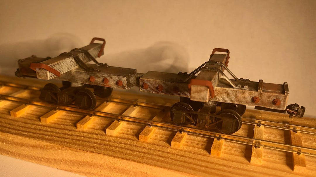 ON30 20’ Skeleton Log Car - Etsy