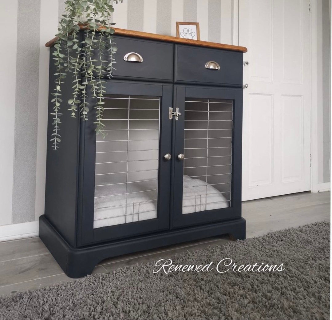 Unique Dog Crate Luxury Dog Crate Puppy Crate Dog Bed. - Etsy UK