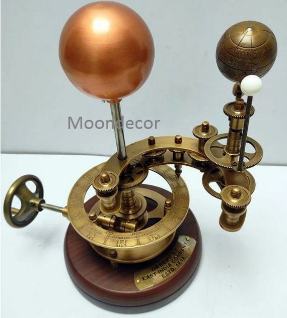 Solar & Lunar Eclipse Orrery Antique Brass Outer Space Science - Etsy