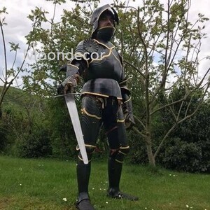 Medieval Full Plate Gothic Armor Century Medieval Armor Suit - Etsy