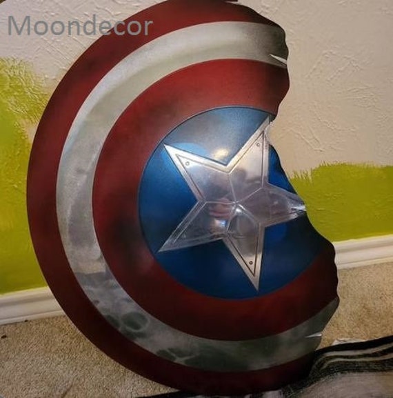 Captain America Broken Shield Metal Prop Replica Avengers - Etsy
