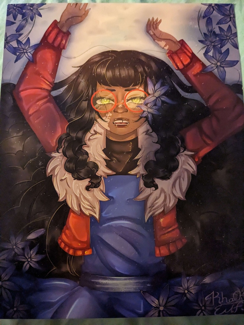 Homestuck Jade Harley Snow Print | 8.5 X 11 | - Etsy