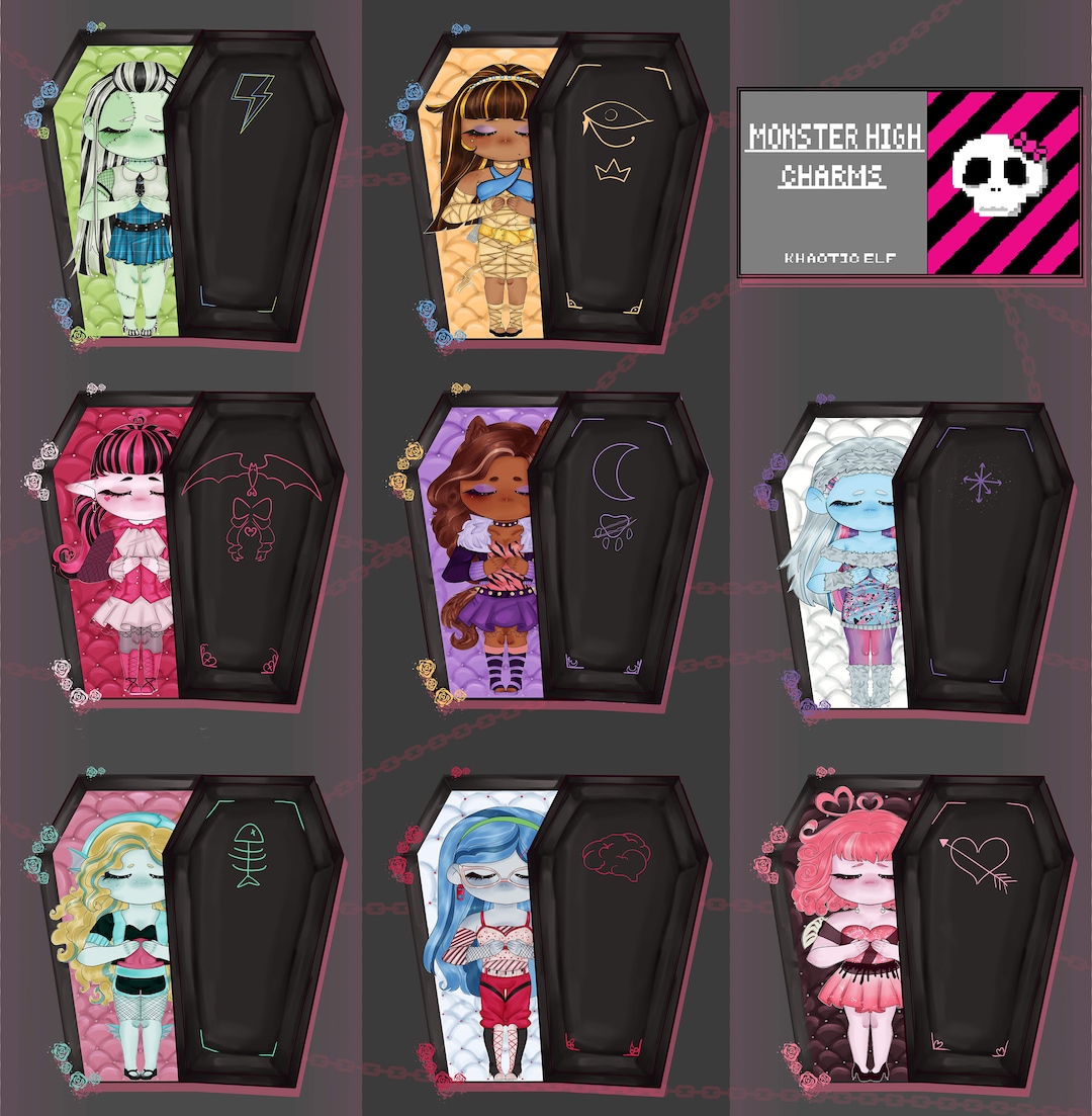 Coffin Monster High Charms - Etsy