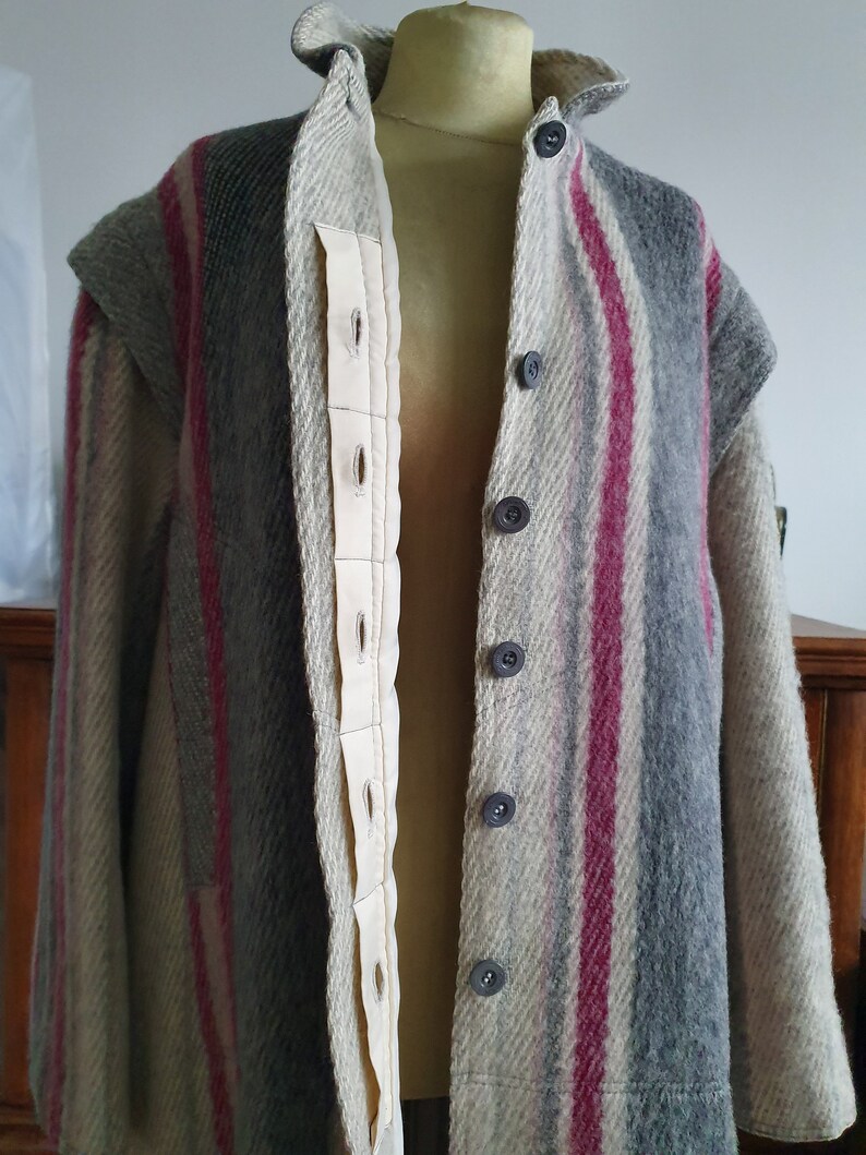 RARE! Vintage Norwegian Long Coat, Anne Jo, Berger Pledd, 100% Wool ...