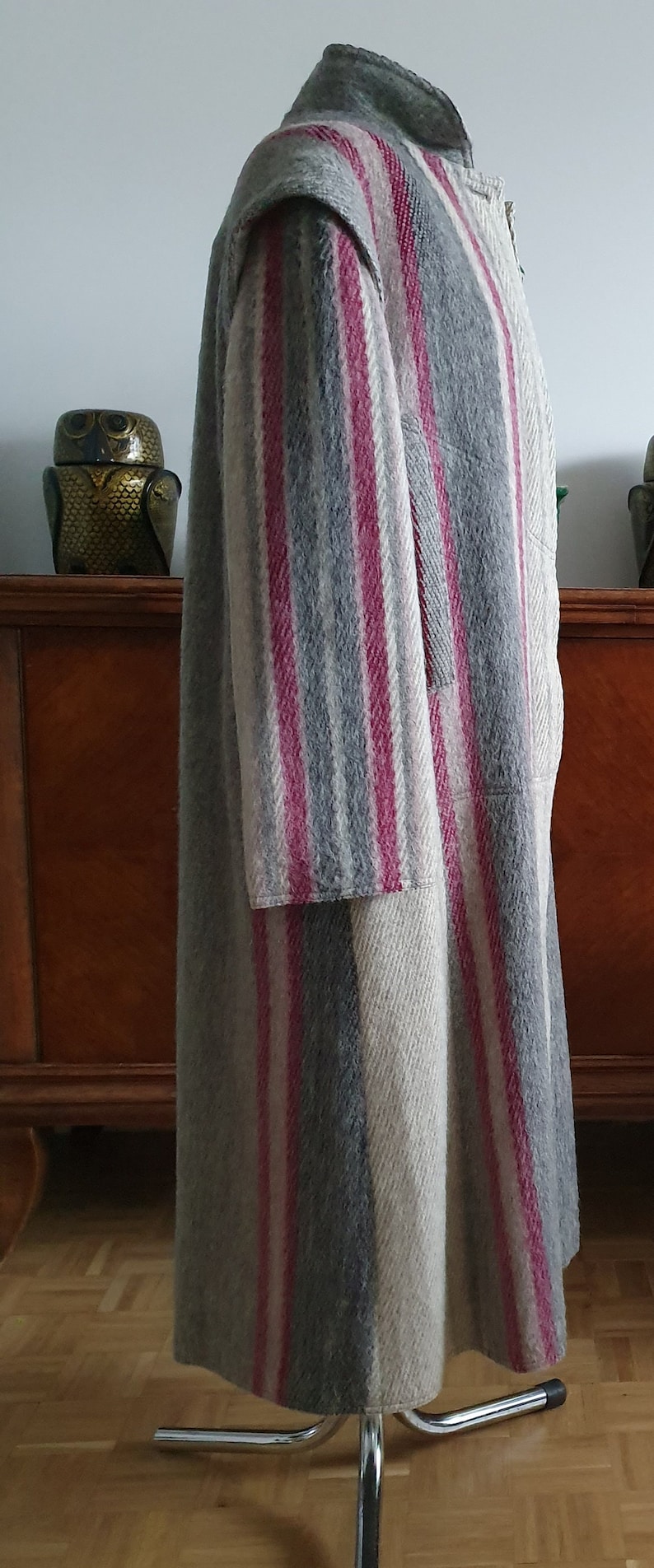 RARE! Vintage Norwegian Long Coat, Anne Jo, Berger Pledd, 100% Wool ...