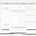 Printable Food & Symptom Tracker Digital Food Sensitivity - Etsy