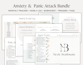 Printable Panic Attack Tracker - Etsy