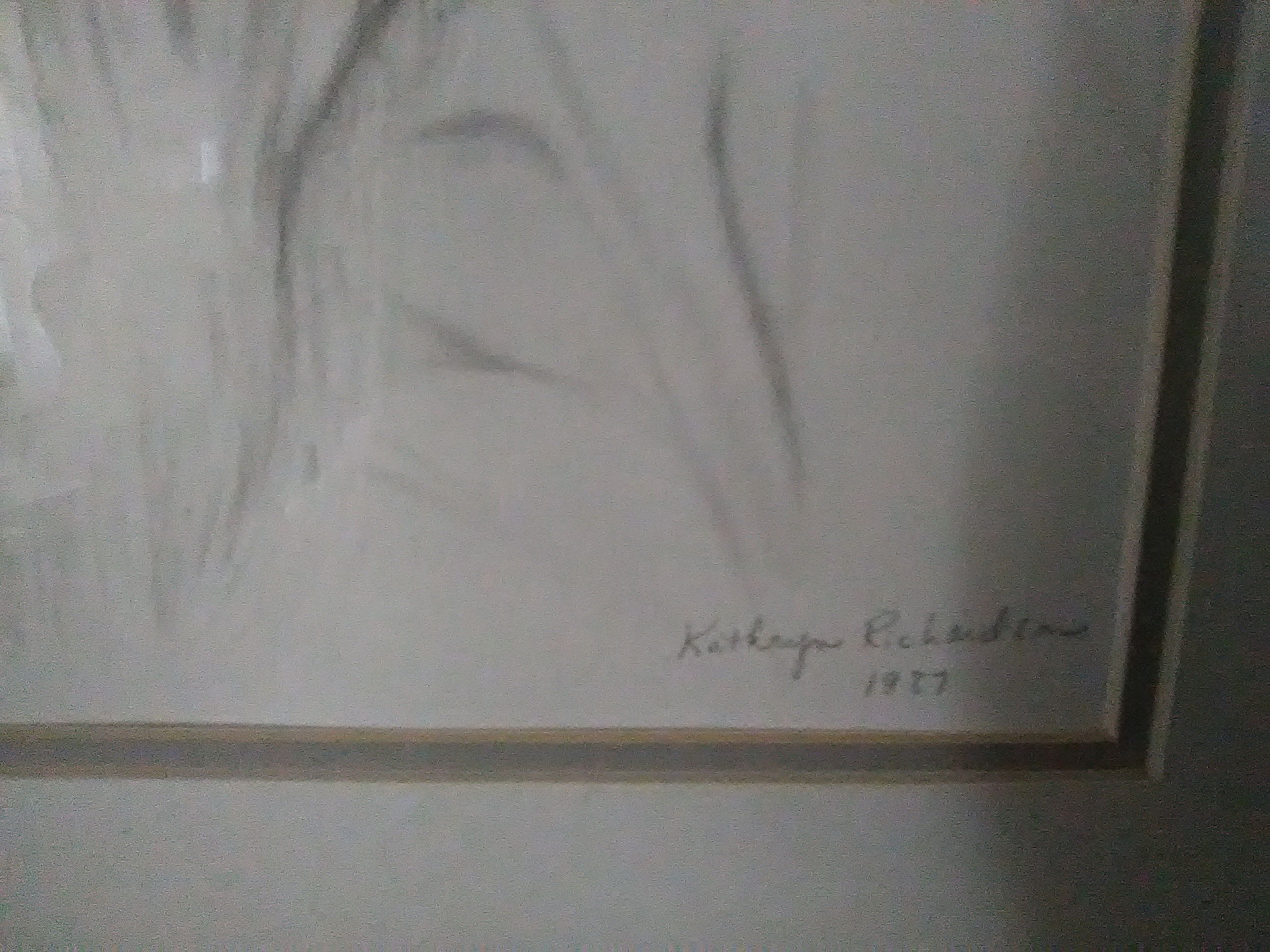 ANCIENT WISEMAN Original Pencil Drawing by Renowned Artist Kathryn ...