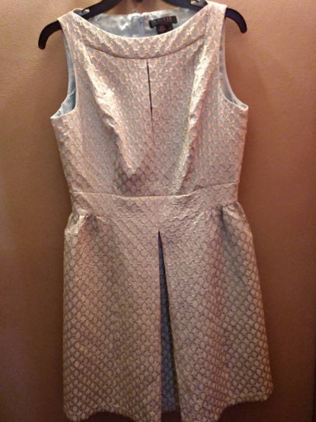JUNE CLEAVER 1950's Inspired Period Dress by Ralph Lauren. Gold ...