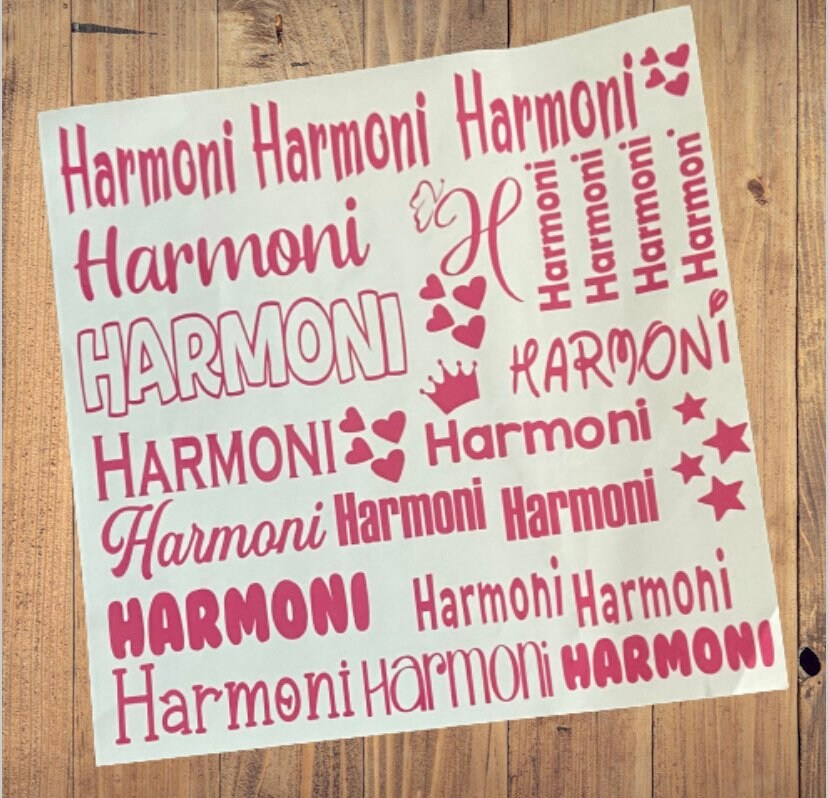School Name Sheets, Back to School Name Labels, Name Sticker Sheets ...