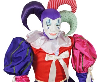 Mardi Gras Jester Doll - Etsy