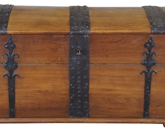 Antique Sea Chest - Etsy