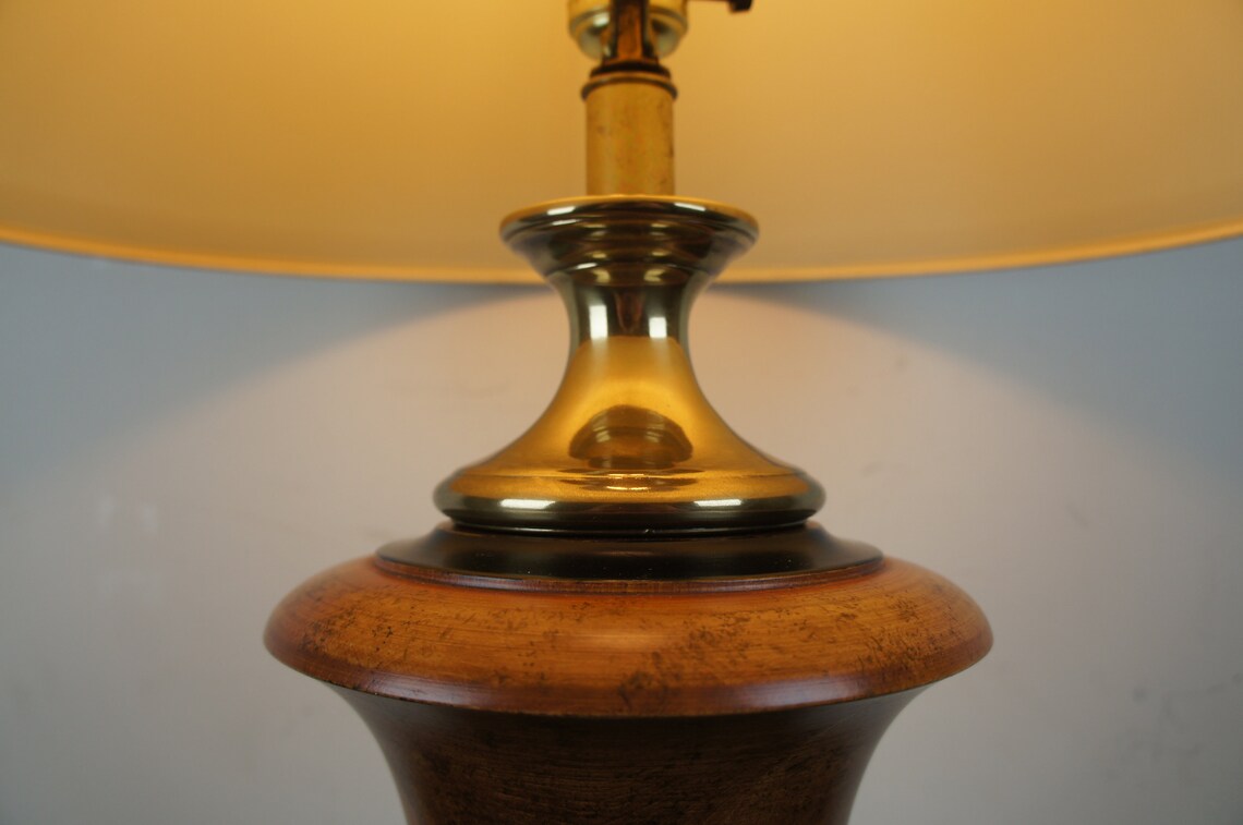 Frederick Cooper Wooden Trophy Lamp Hollywood Regency Style - Etsy
