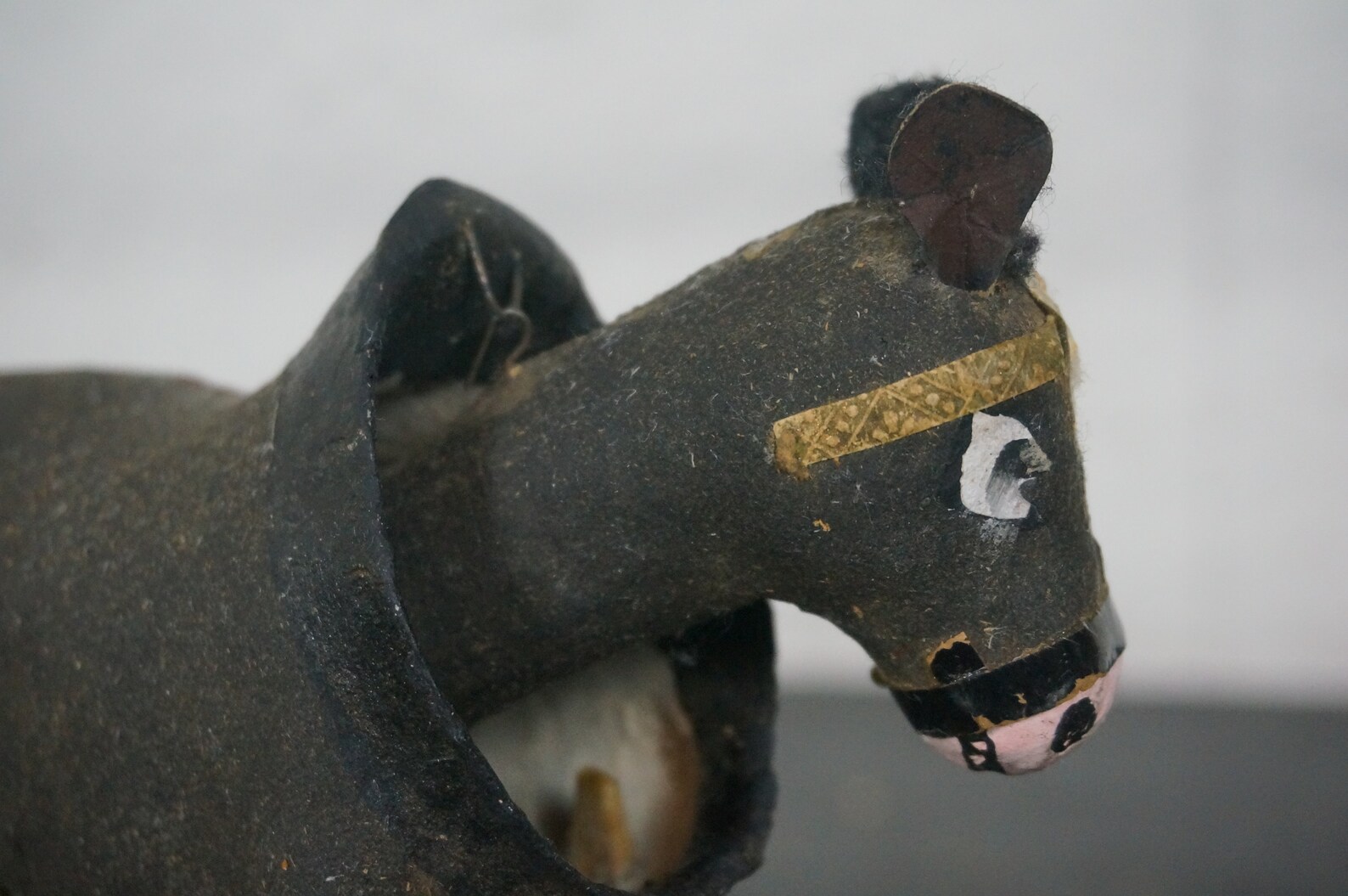 Antique German Paper Mache Bobble Head Mule Donkey Pull Cart - Etsy