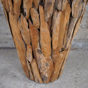 Large Decorative Rustic Reclaimed Teak Root Wood Floor Vase 32" - Etsy