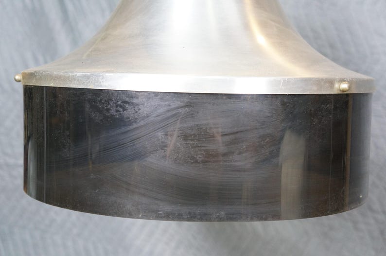 Mid Century Modern Aluminum Plastic Swag Globe Pendant Light 16" - Etsy