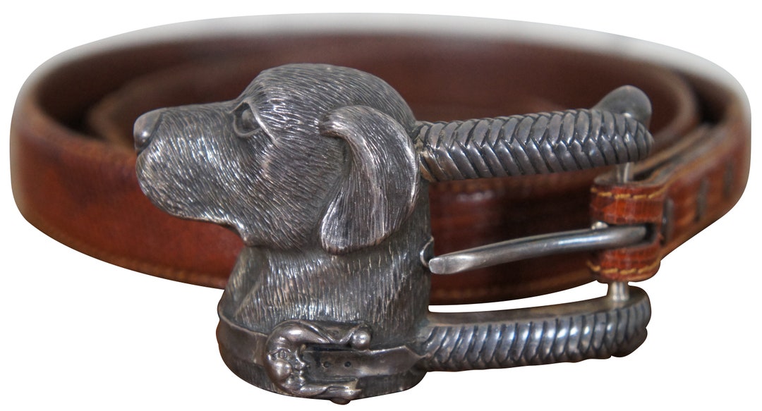 Vintage 1989 Barry Kieselstein Cord Sterling Silver Labrador Dog Lizard ...