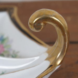 Antique 1910s Noritake Nippon 3 Section Porcelain Divided Fan Dish Tray ...