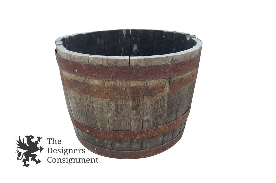 Whisky Bourbon Smoked Half Cask Container Bucket Ice Beer Beverage ...
