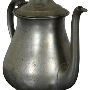 Vintage Colonial Style Genuine Pewter Teapot Rustic Country Kitchen - Etsy