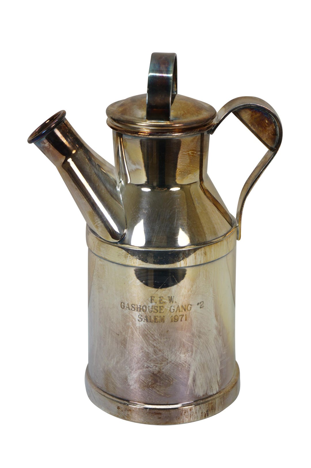 Reed & Barton Prohibition Milk Jug Cocktail Shaker Watering Can Pitcher ...