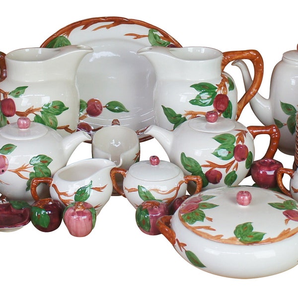 Franciscan Apple Dinnerware - Etsy