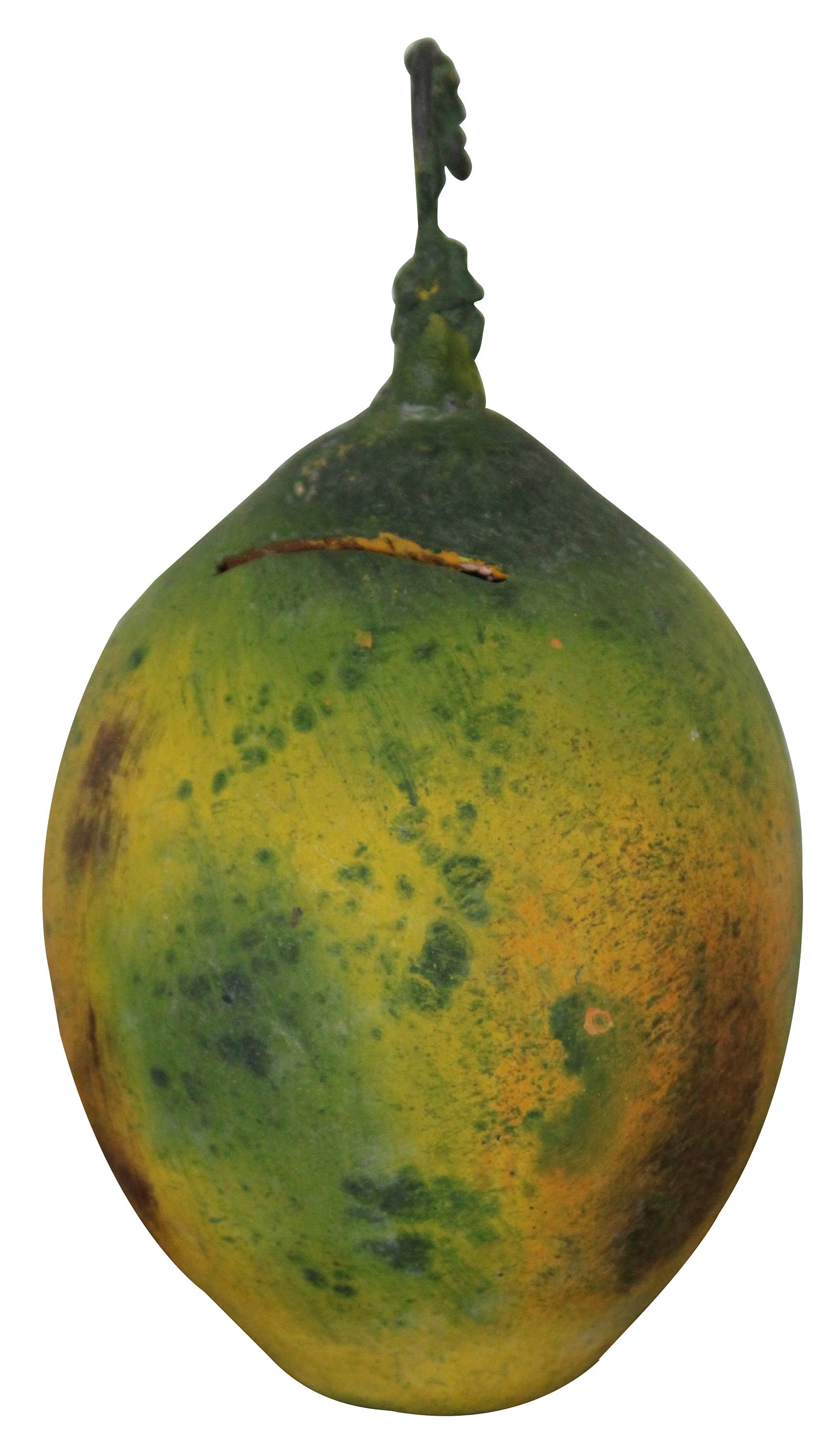 Antique American Folk Art Paper Mache Coin Bank Ornament Pear | Etsy