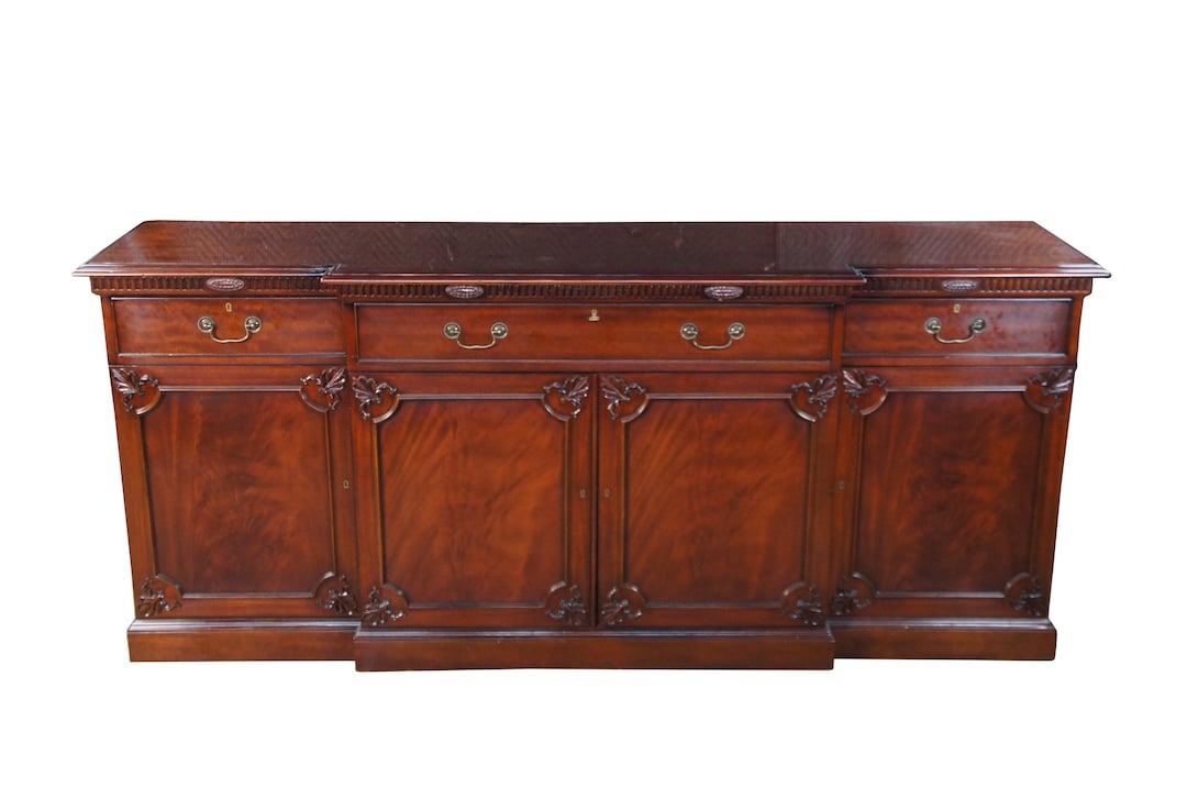 Millender Furniture Robert Adam Style Flame Mahogany Buffet Sideboard ...