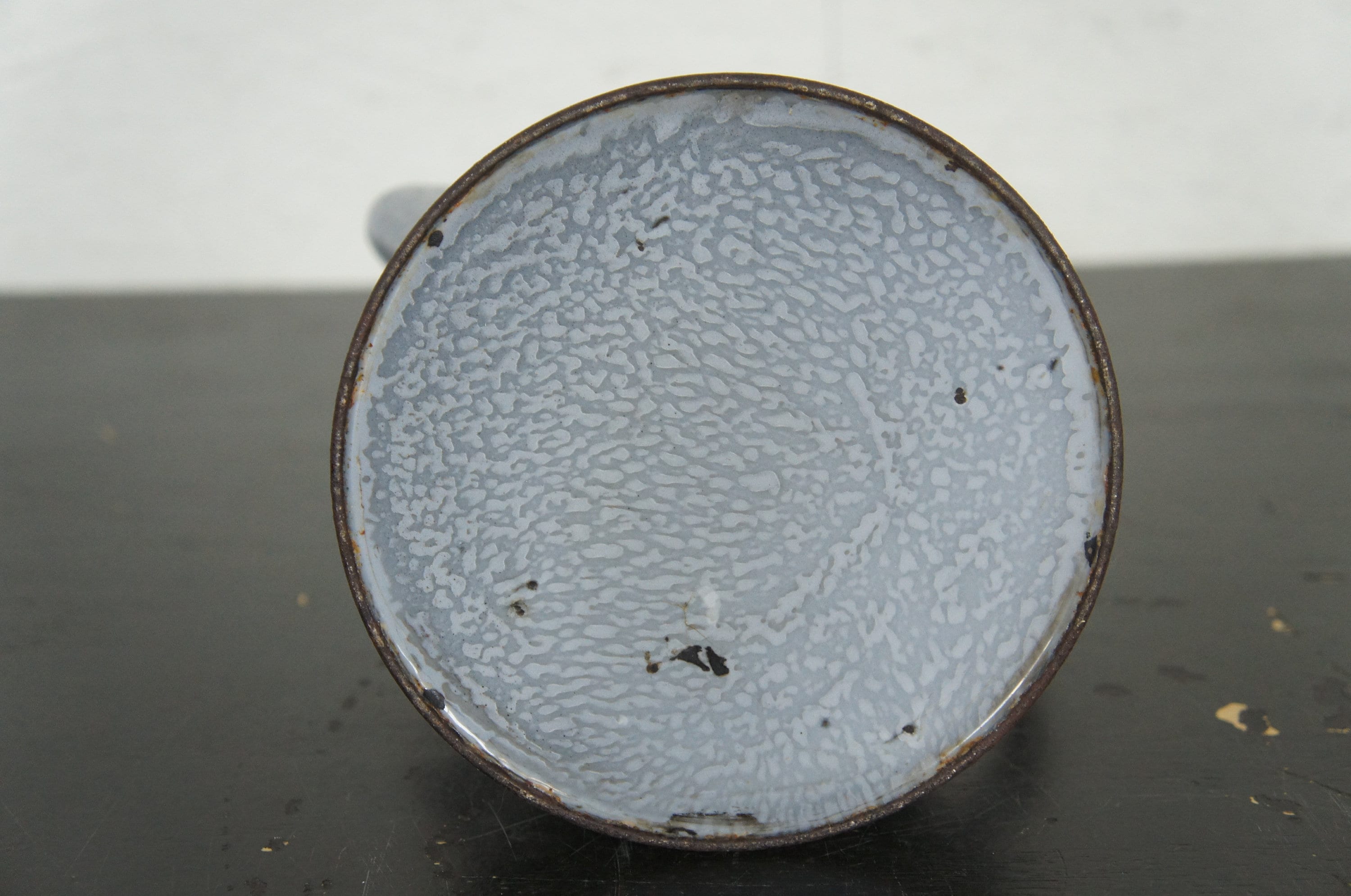 Antique Gray Graniteware Enamelware Coffee Pot Water Tea - Etsy