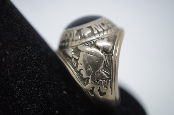 1974 Jostens 10k White Gold 15.5g Class Ring Anderson… - Gem