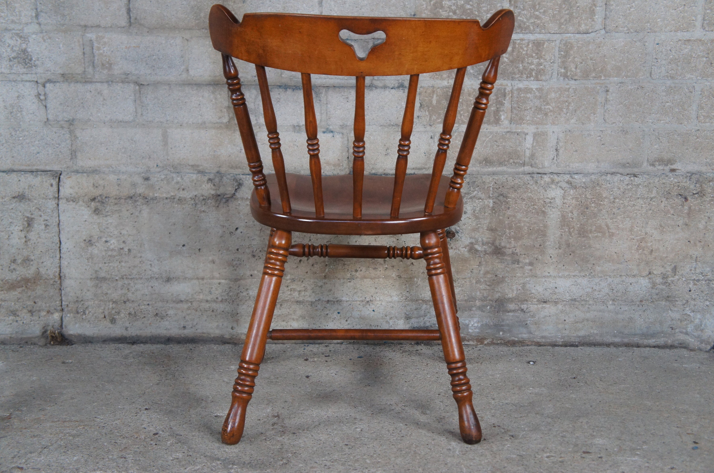 6 Tell City Hard Rock Maple Colonial Style Windsor Back - Etsy