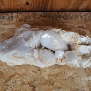 90lb Natural Rough White Quartz Crystal Rock Stone Specimen Healing ...