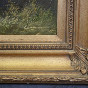 Cirocco Pastoral Forest Landscape Oil Painting on Canvas Gold Frame 46 ...