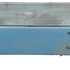 Retro Vintage Lau Industrial Box Fan Coffee Table Glass Top Reclaimed ...