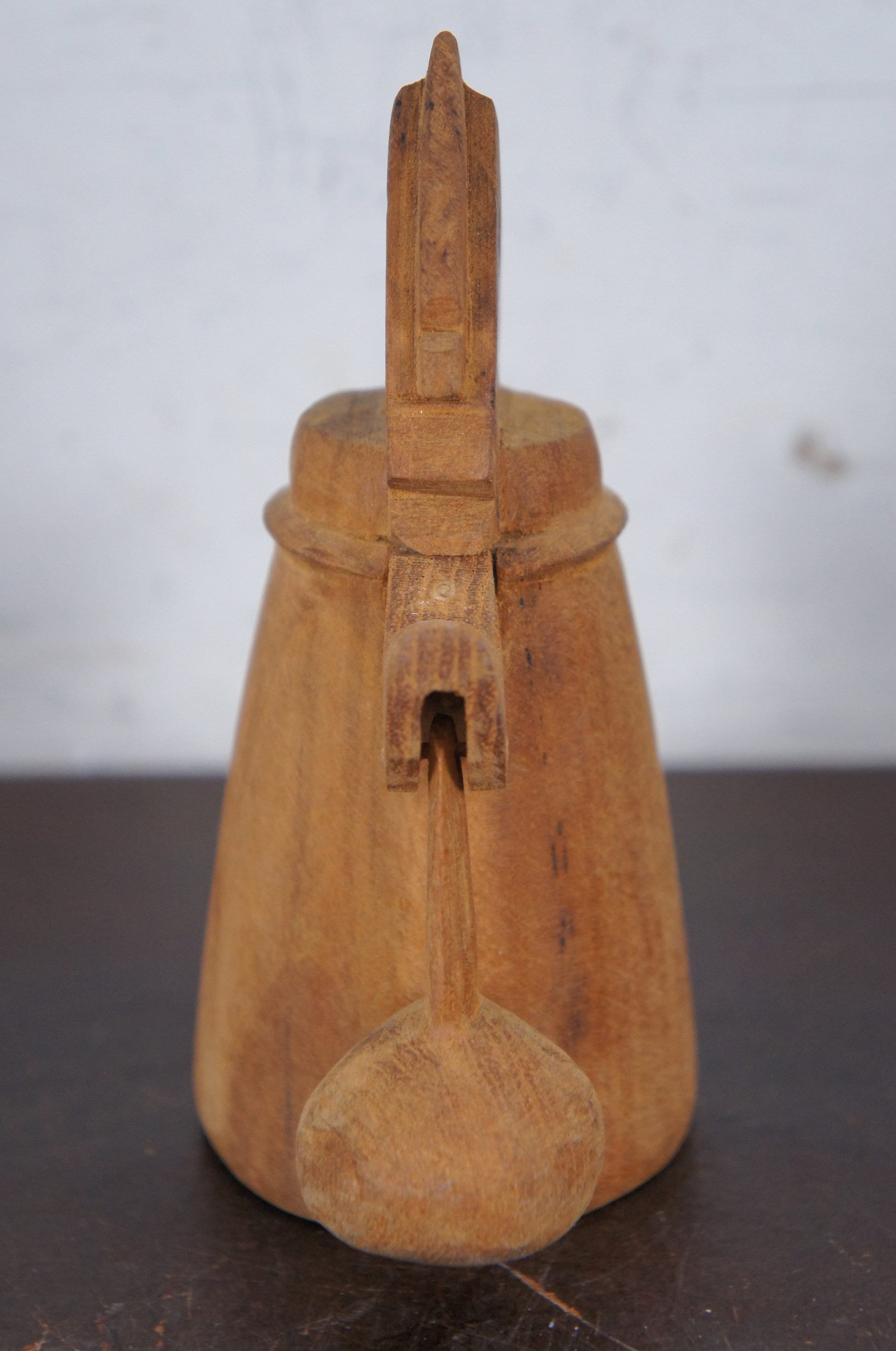 Vintage Folk Art Carved Wood Double Clapper Cow Ox Bell Chime | Etsy