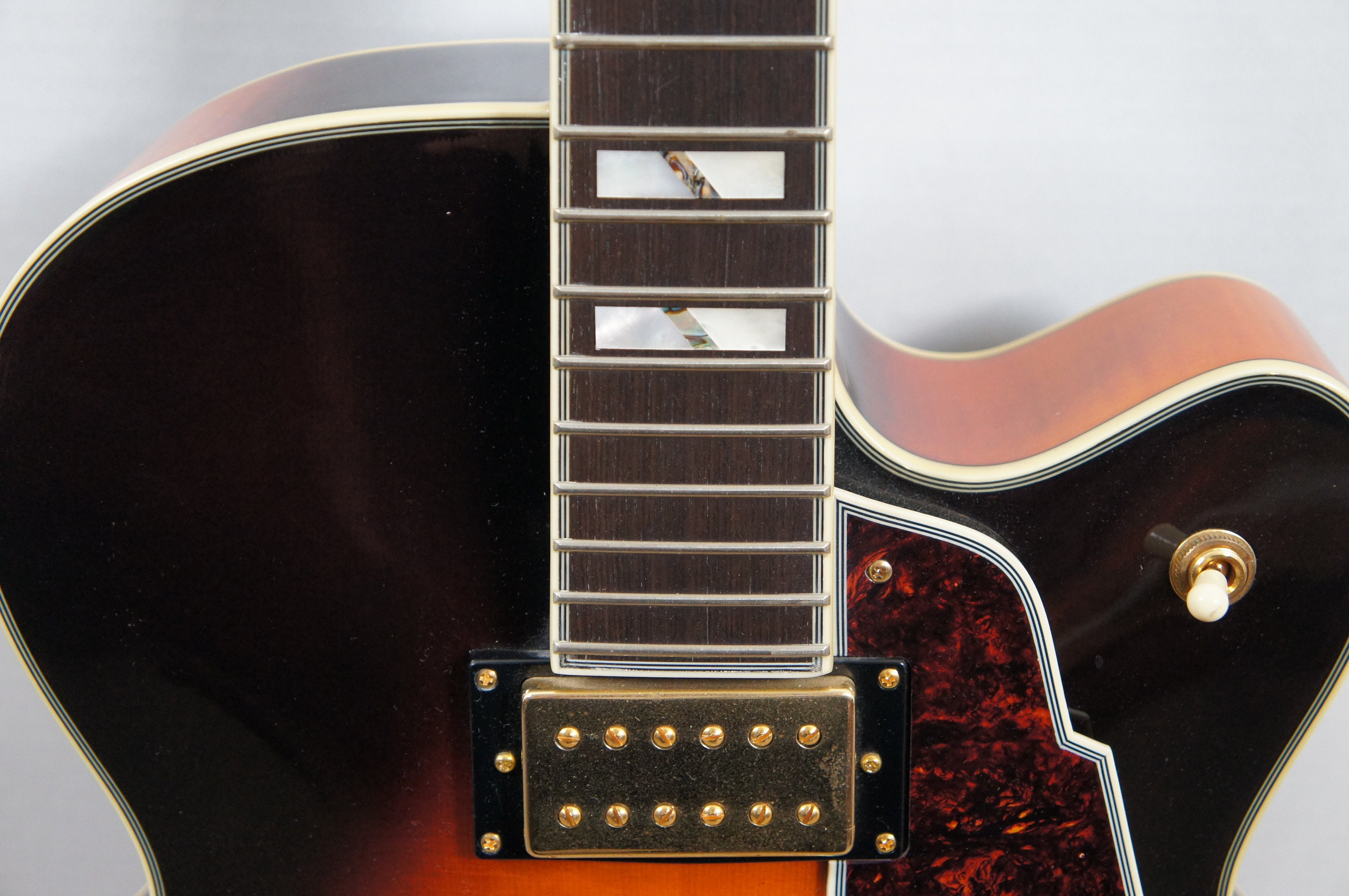D'angelico New York Excel EXS-1DH Electric Mother of Pearl Sunburst ...