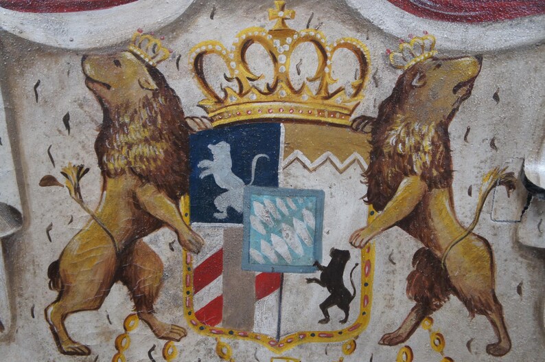 Trevor James Stemma Coat of Arms Heraldic Crest Bavaria Oil Painting 44 ...