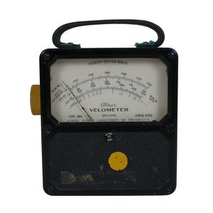 Antique Alnor Velometer Boyle System Type 3002 Air Flow Velocity Meter ...